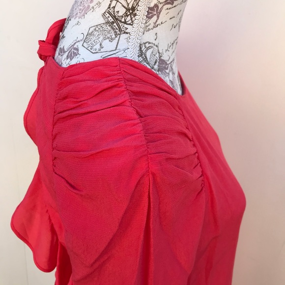 Zara | Dresses | Zara Ruffled Open Back Dress | Poshmark